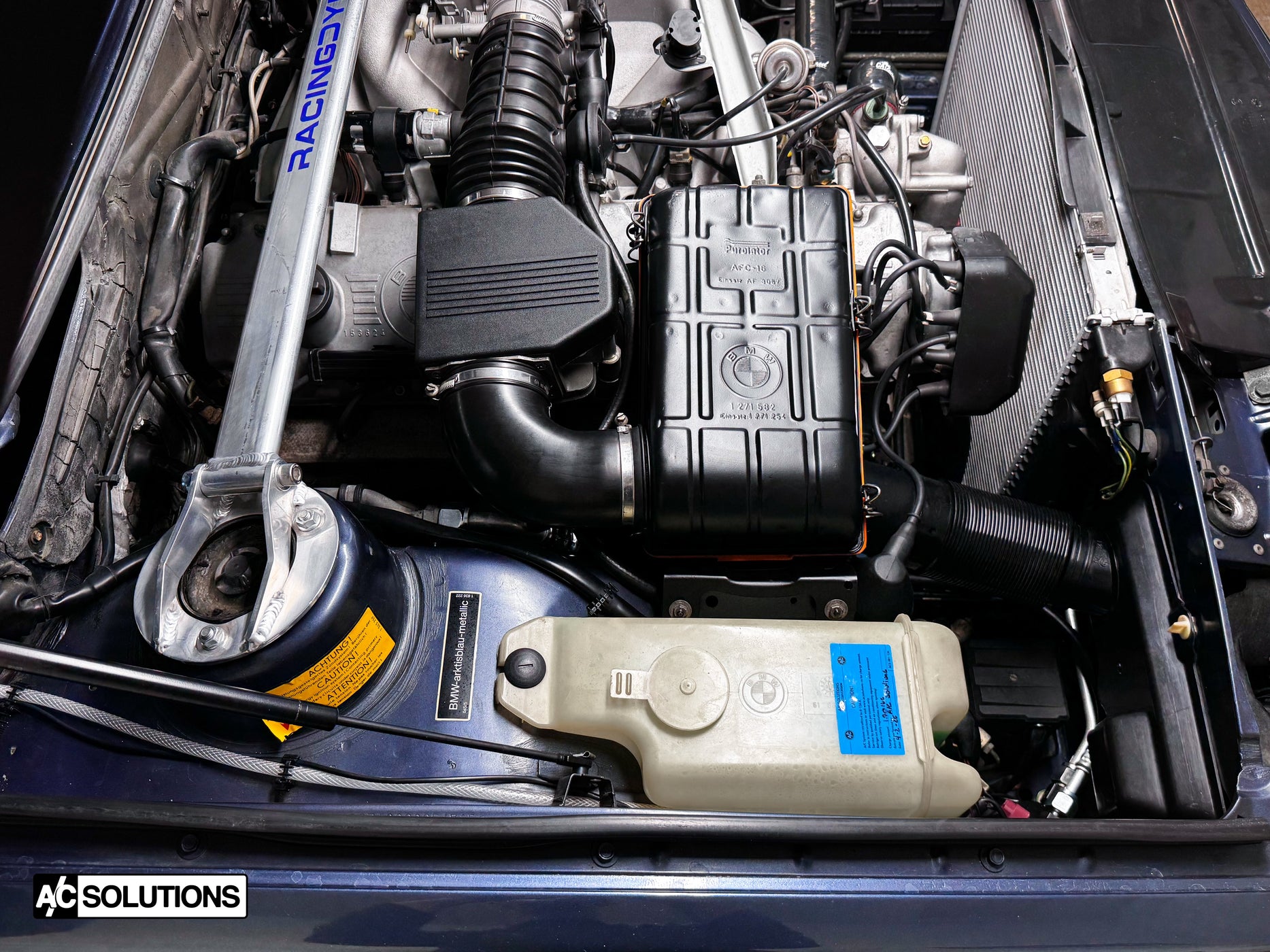 A/C Solutions BMW E28 Complete Conversion Kit — Race German