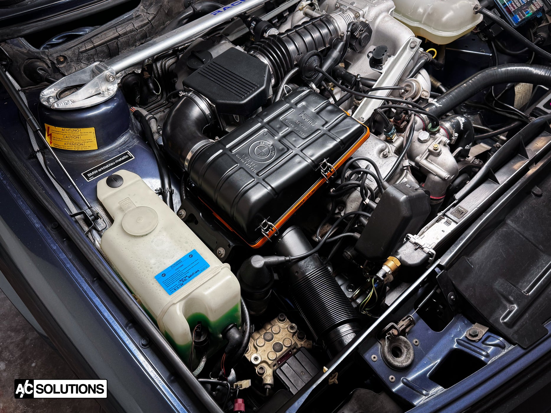 A/C Solutions BMW E28 Complete Conversion Kit — Race German