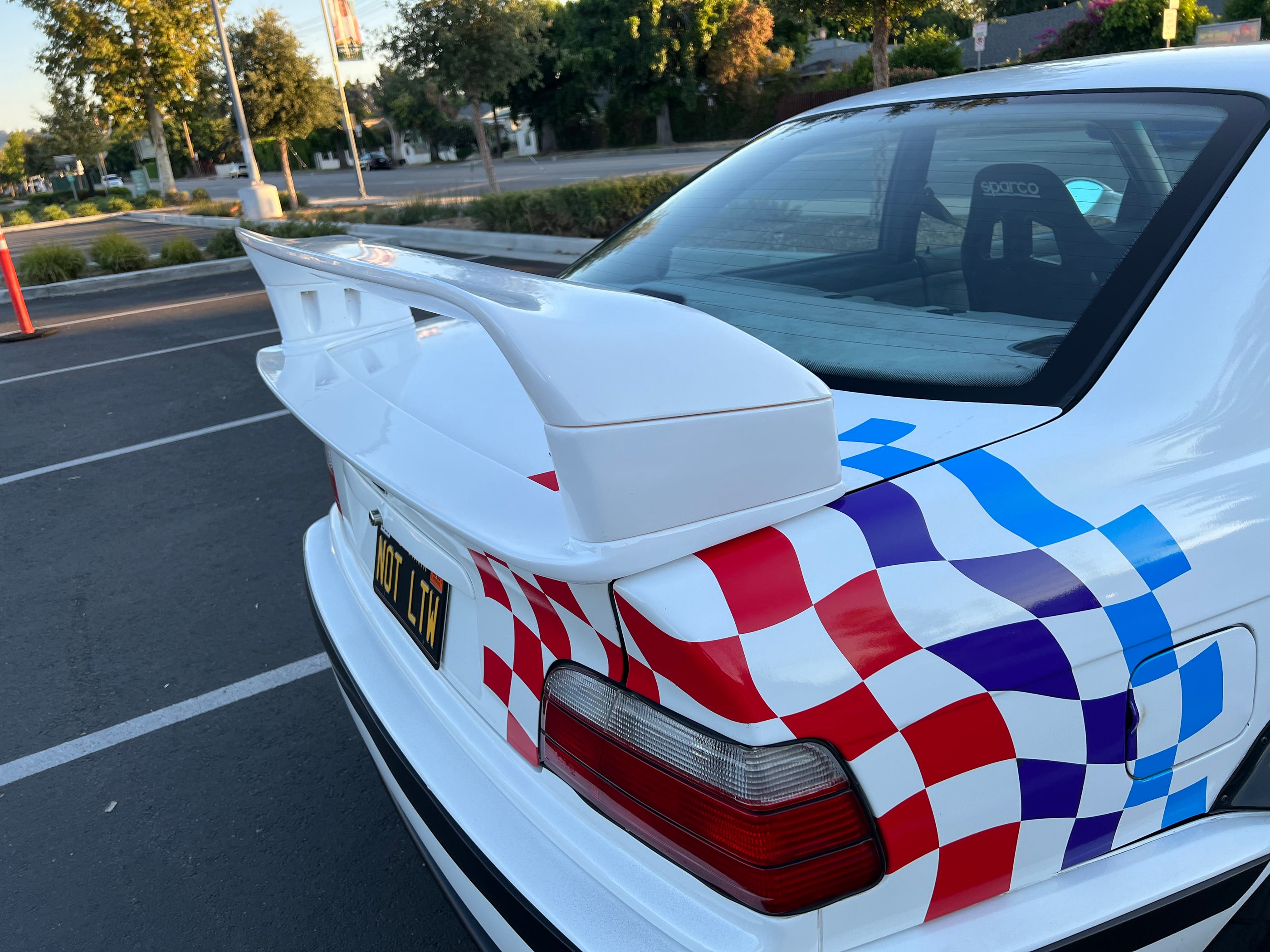 E36 LTW Style Spoiler (4 Piece) — Race German