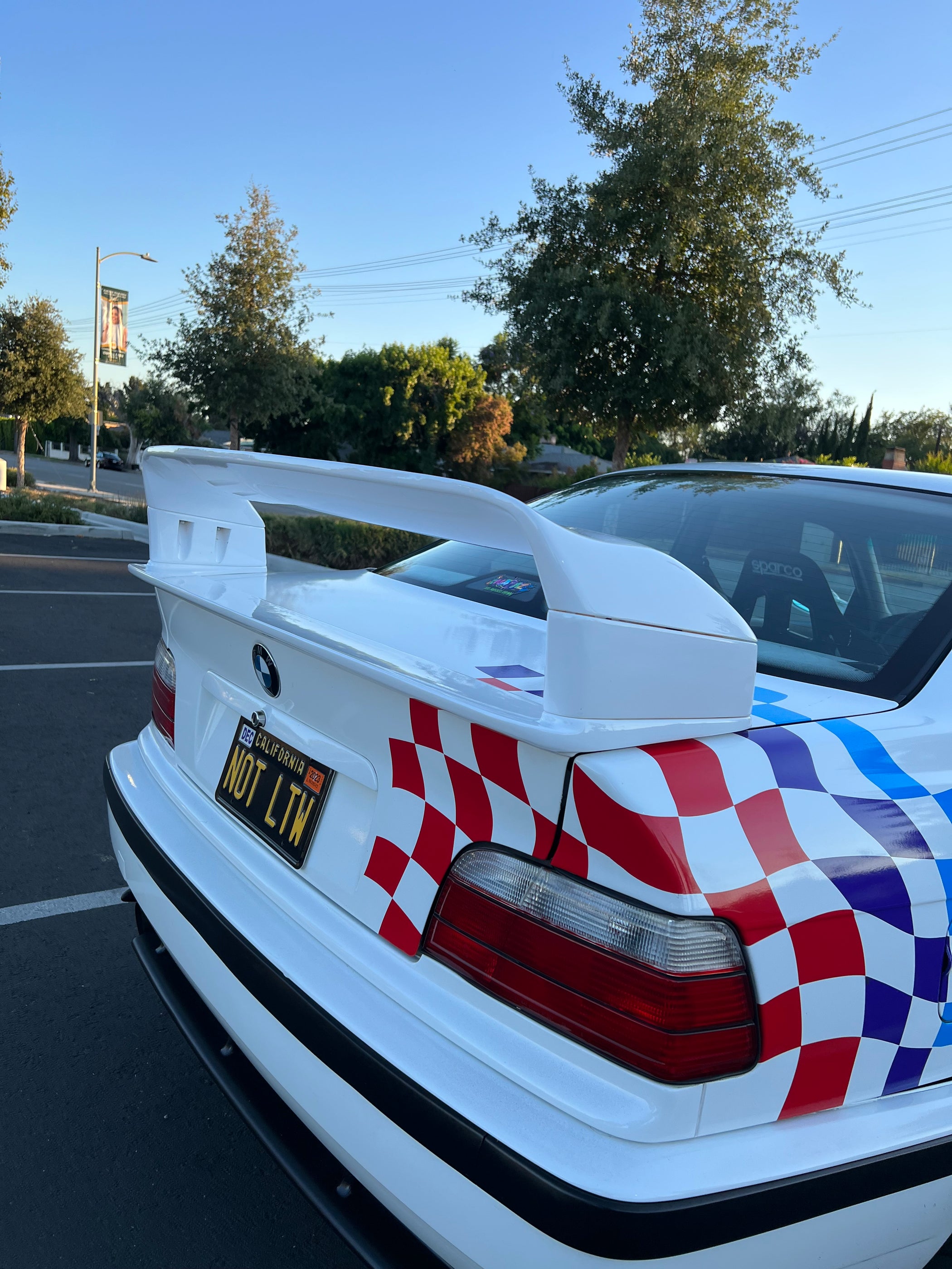 E36 LTW Style Spoiler (4 Piece) — Race German