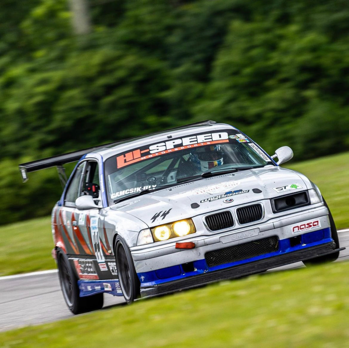 E36 Headlight Duct — Race German