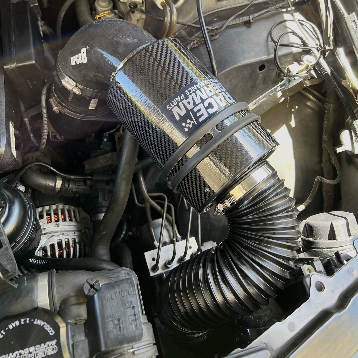 Budget Carbon Fiber Cold Air Intake — Race German