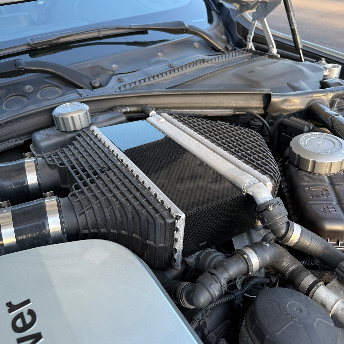 Carbon Fiber S55 Intercooler Dress Up Kit — Race German