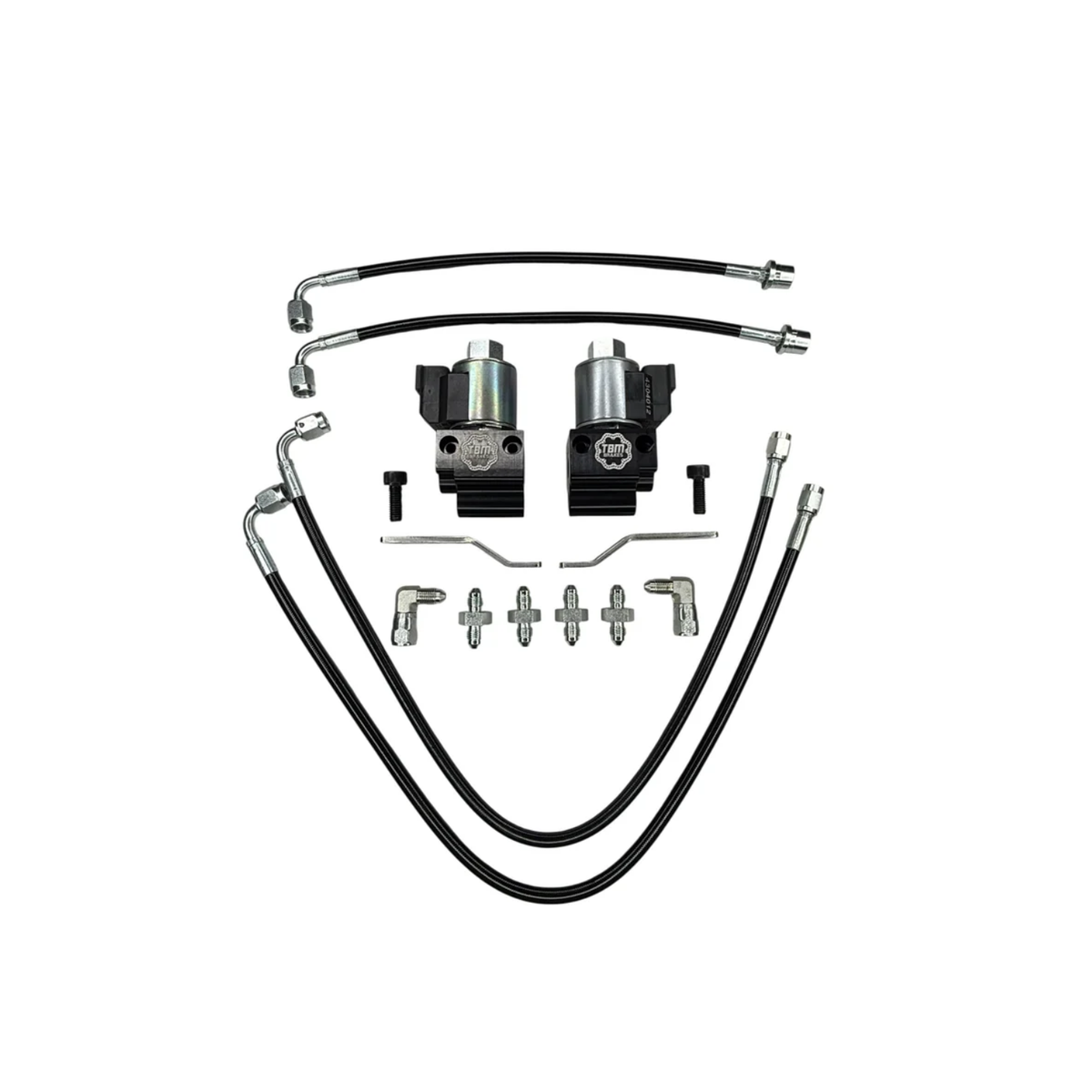 TBM Brakes A90 Toyota Supra Complete Dual Line Lock Kit – Race German