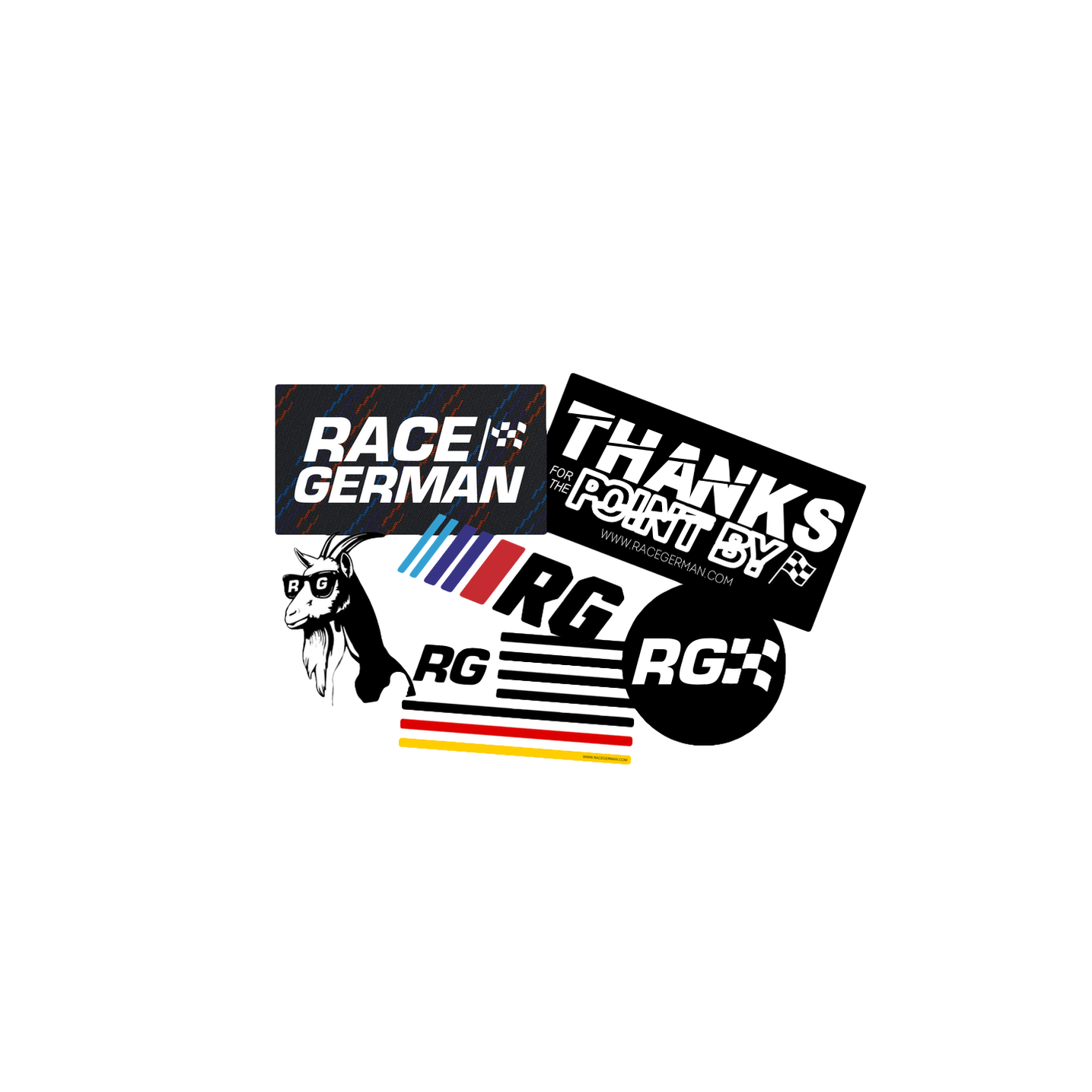RG Sticker Pack — Race German