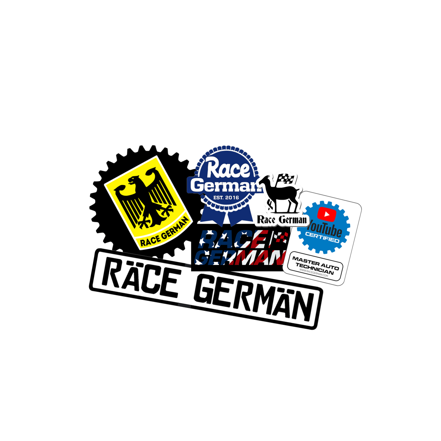 RG Sticker Pack — Race German