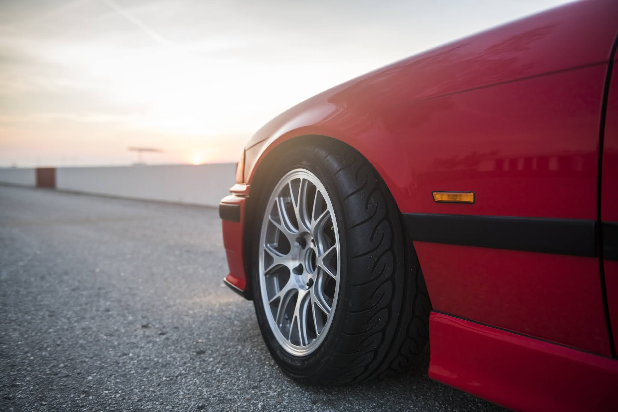 Bimmerworld E36 Forged Ta16 17X8.5/9.0 Staggered Wheel Set — Race German