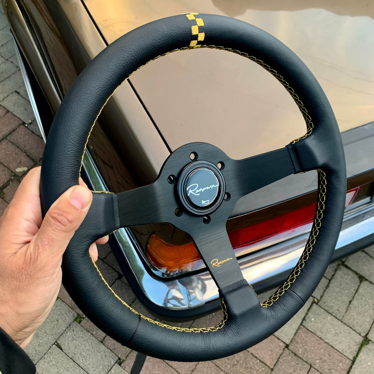 Renown Time Trial Finale Gold Steering Wheel — Race German