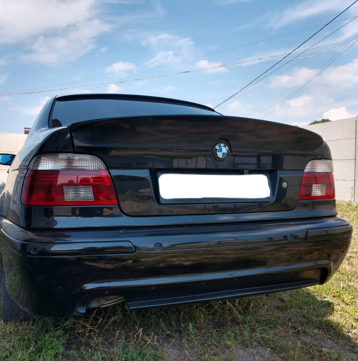 E39 Ducktail Trunk Spoiler — Race German